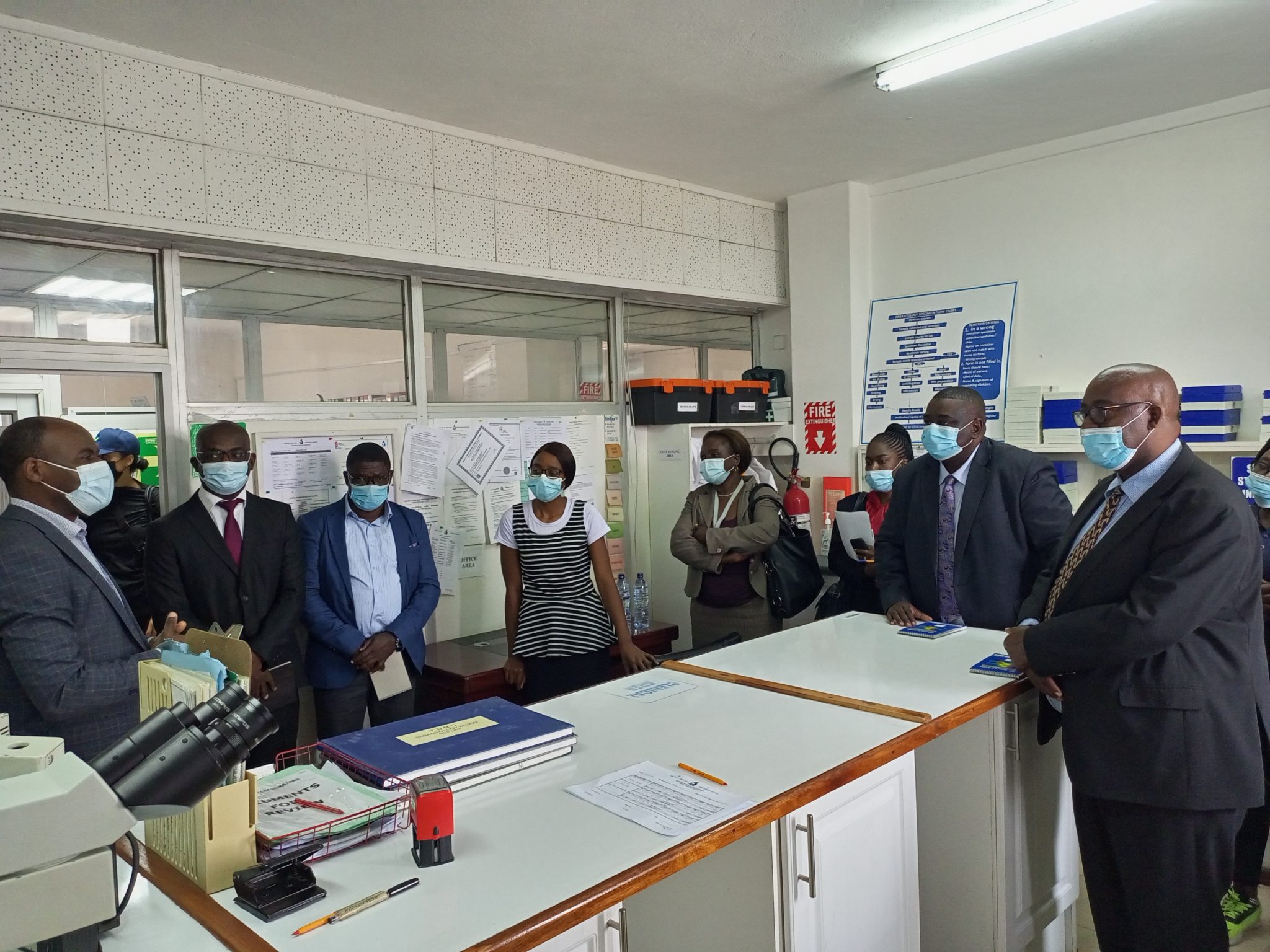 NHIMA Board members tour TDRC Clinic, labs – Tropical Diseases Research ...